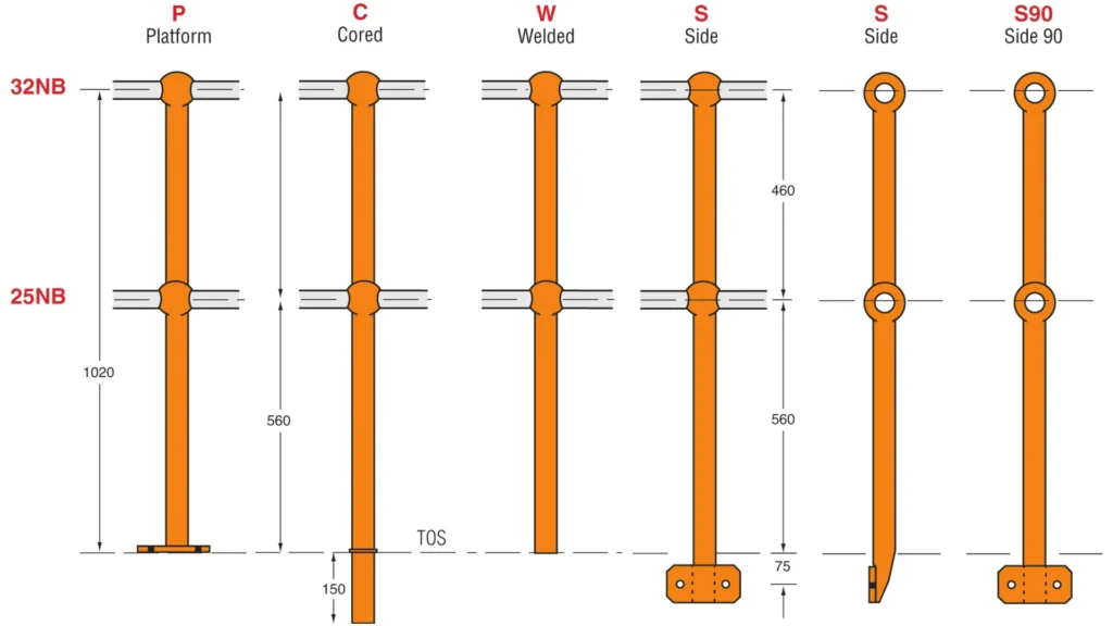 Handrail & Stanchions – Karisma Grating